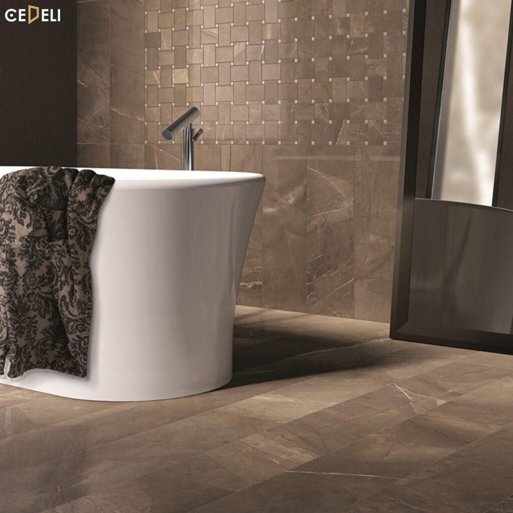 Gạch ốp lát phòng khách Azuro Crema - Cedeli